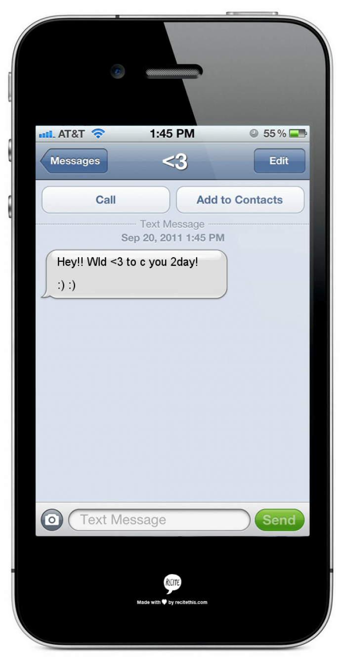 Text Messaging Grammar