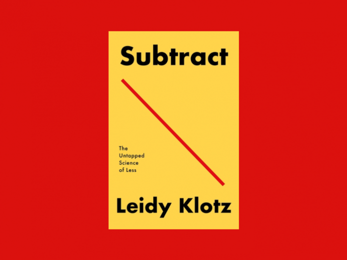 Making More Out of Less: The Power of Subtraction