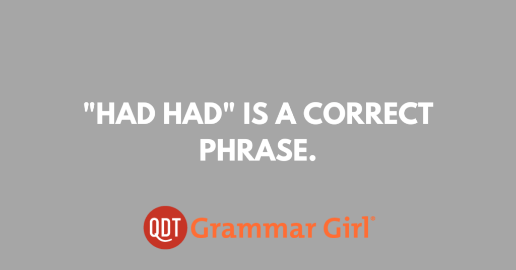 When Are Double Words OK Quick And Dirty Tips when-are-double-words-ok-quick-and-dirty-tips